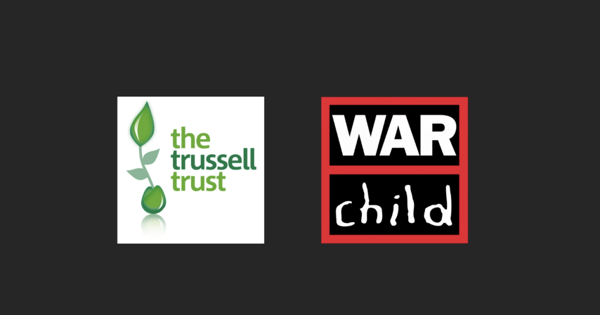 Spread the word and support the work of Trussell Trust and War Child ...