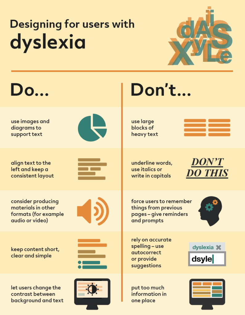 Designing content for users with dyslexia | Prospect