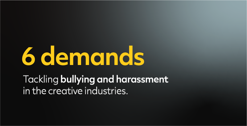 Bectu calls for 6 demands in the fight against bullying and harassment ...