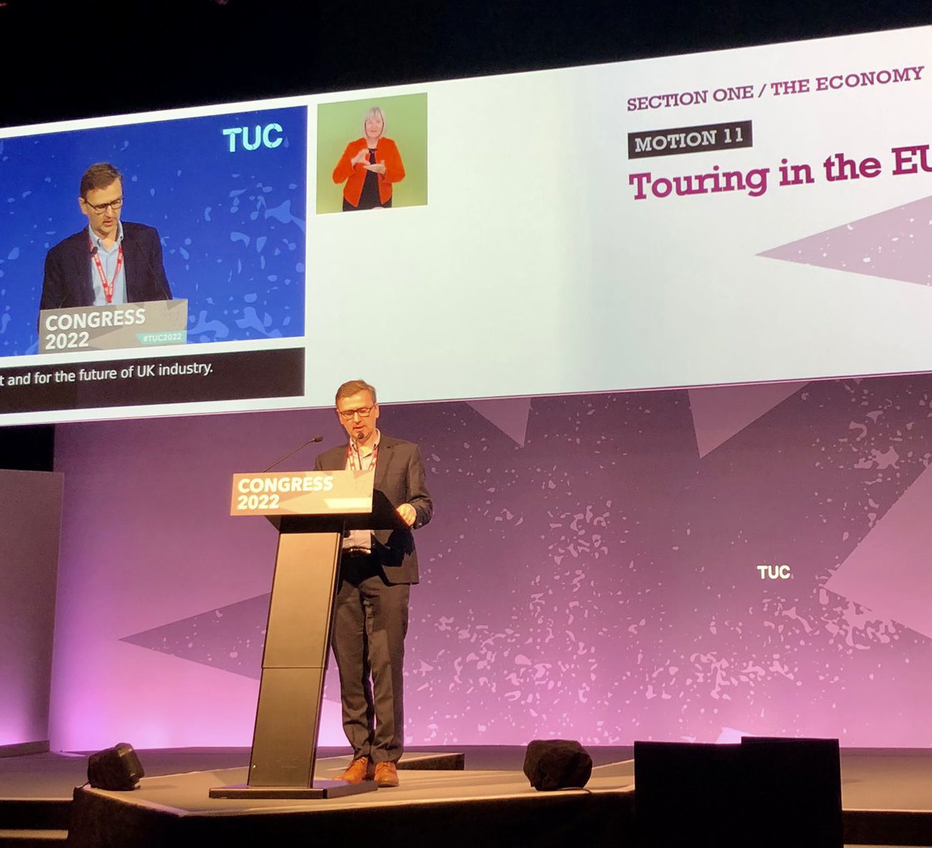 Prospect takes the stage at TUC Congress 2022 | Bectu