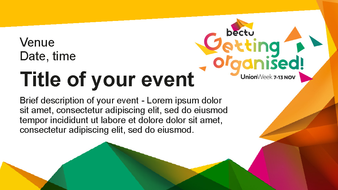 Union Week resources | Bectu