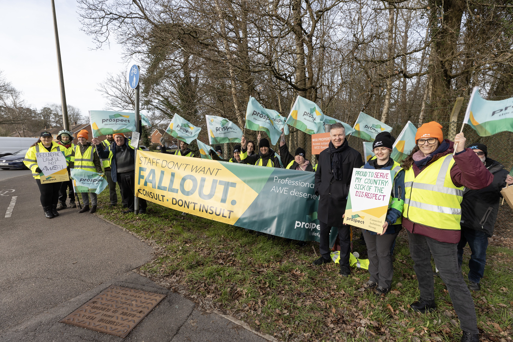 AWE members turn out for strike action over shambolic restructure ...